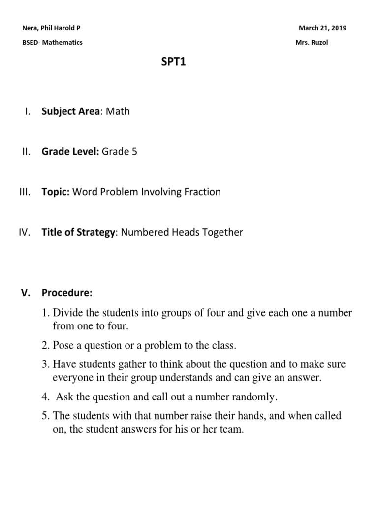 SPT 1 | PDF | Science & Mathematics