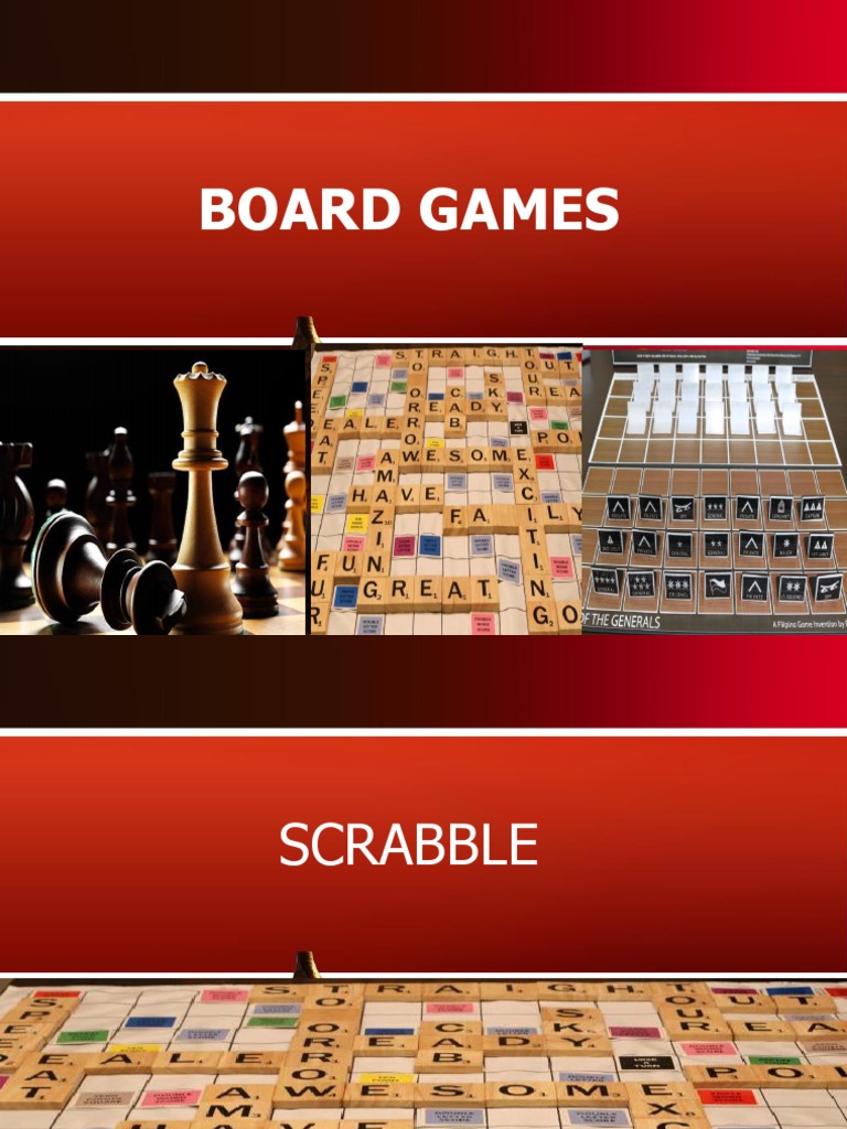 Board Games-Ppt - All Topics | PDF | Tabletop Games | Leisure Activities