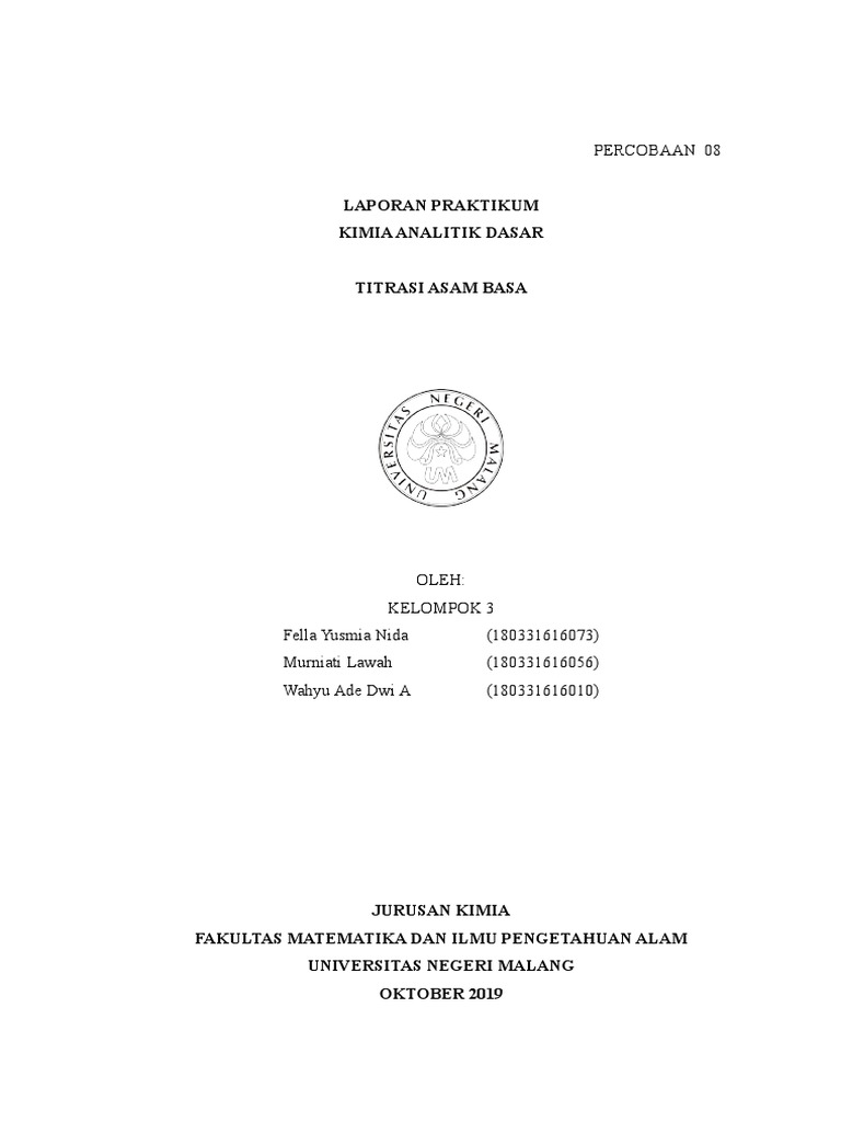 Laporan Resmi 8 | PDF