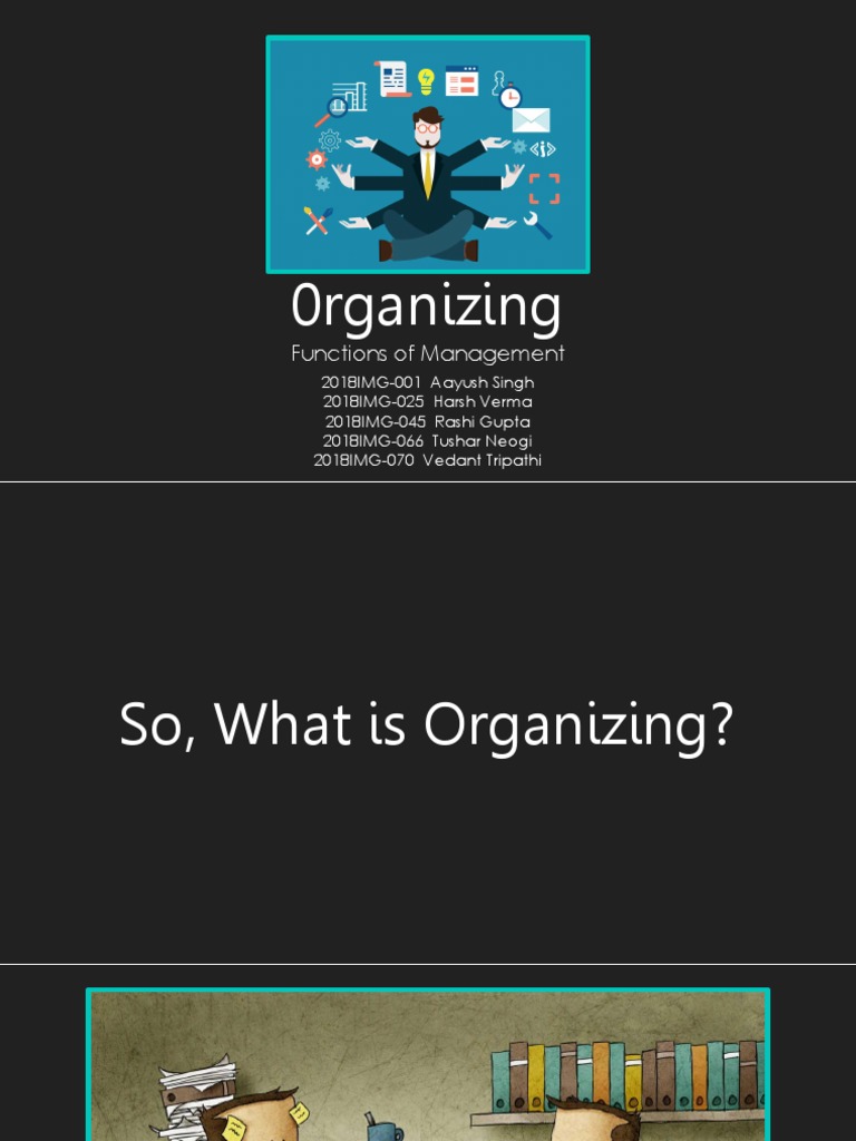 Organizing Functions of Management | PDF | Economies | Business
