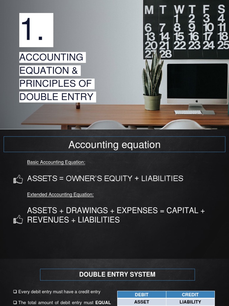 Chap 4 - Acctg Equation & Double Entry | PDF