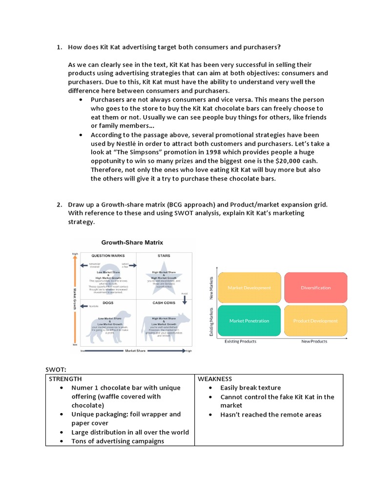 Analyzing Kit Kat's Marketing Strategy Through Product Expansion, SWOT ...