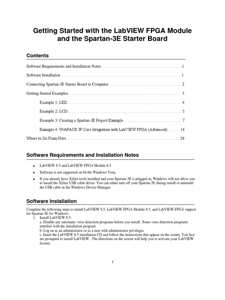 Getting Started Spartan | PDF