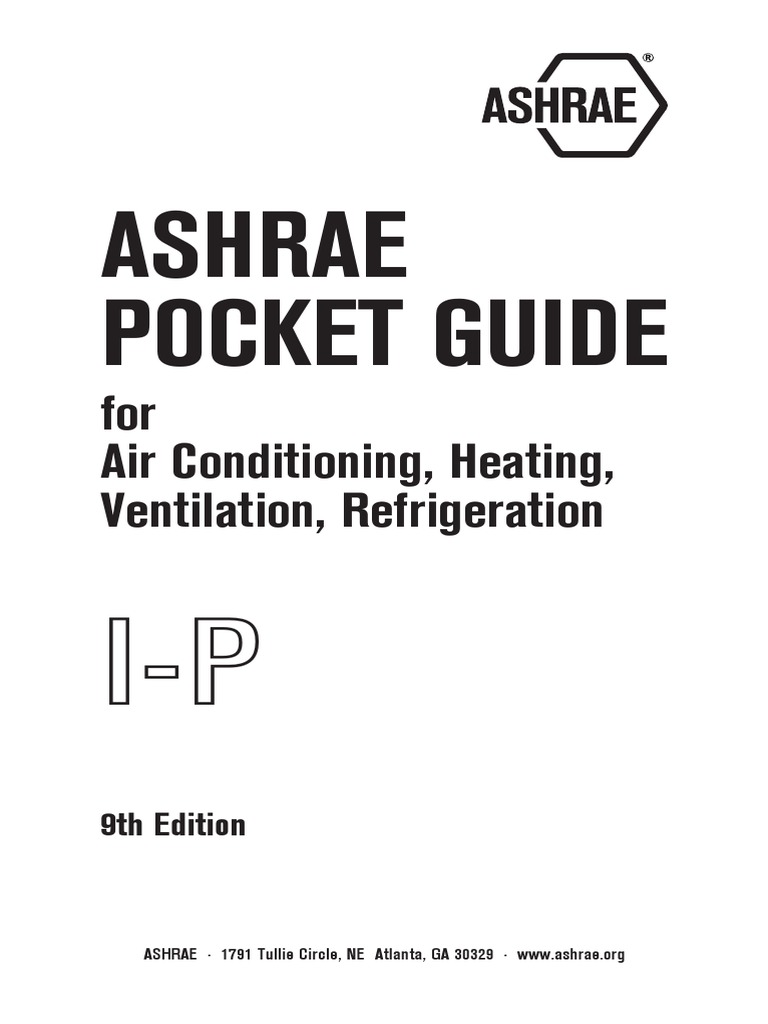 Ashrae Pocket Guide I-P PDF | PDF | Hvac | Air Conditioning