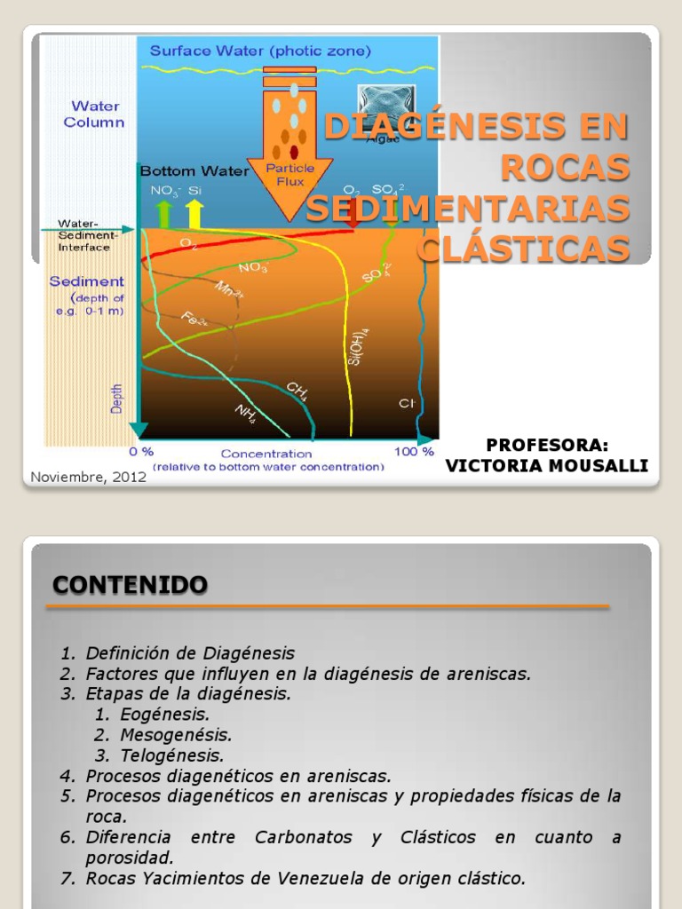 Diagénesis en Rocas Sedimentarias Clásticas | PDF | Roca clástica ...
