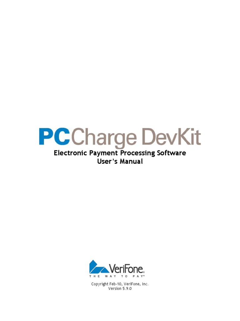 PCCharge DevKit590 Manual | PDF | Payment Card Industry Data Security ...