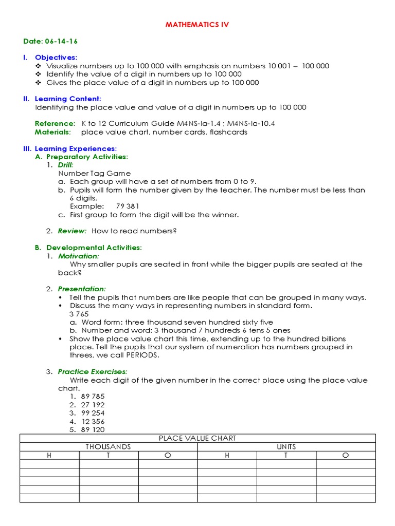 Math 1st Quarter LP | Download Free PDF | Teaching Mathematics | Flashcard