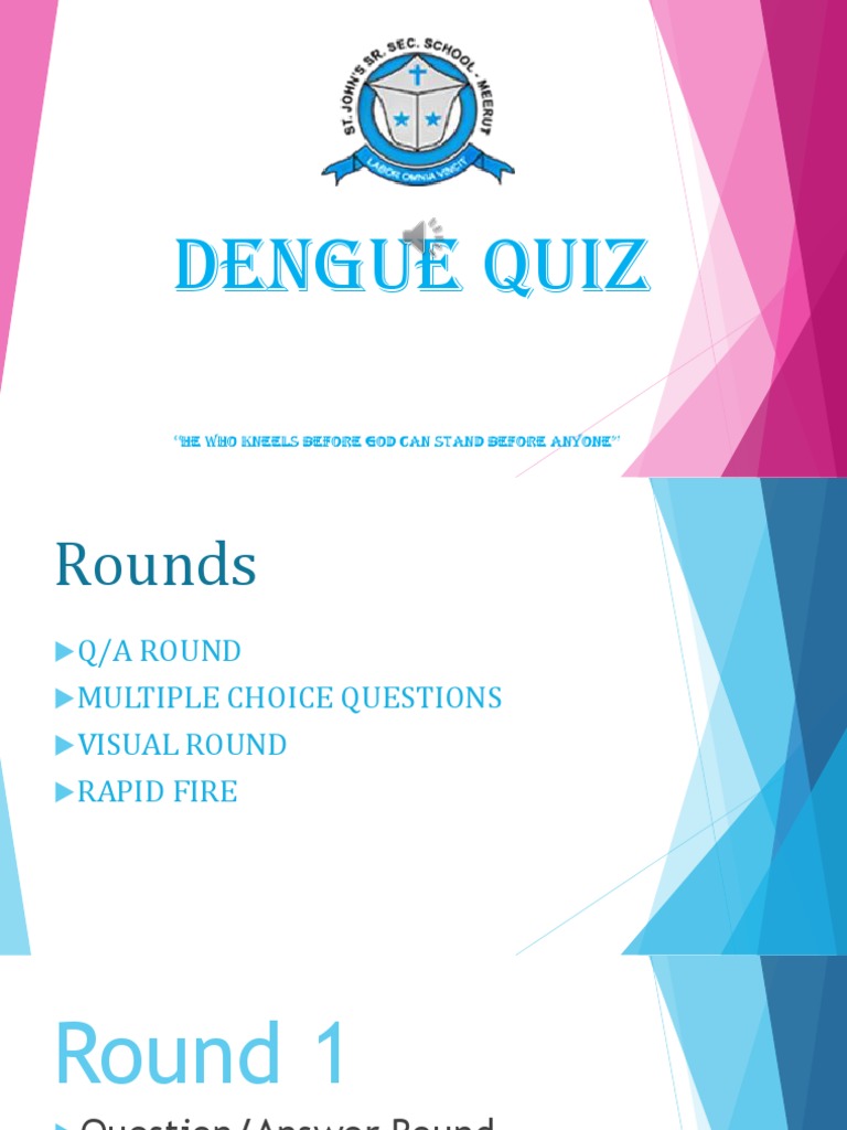 Dengue Quiz: Test Your Knowledge | PDF
