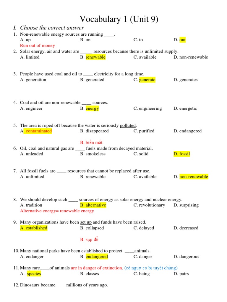 Analysis of Key Concepts Regarding Renewable and Non-Renewable Energy ...