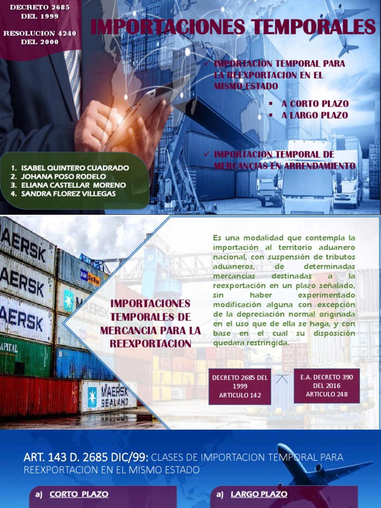 Importacion Temporal | PDF | Arrendamiento | Impuestos