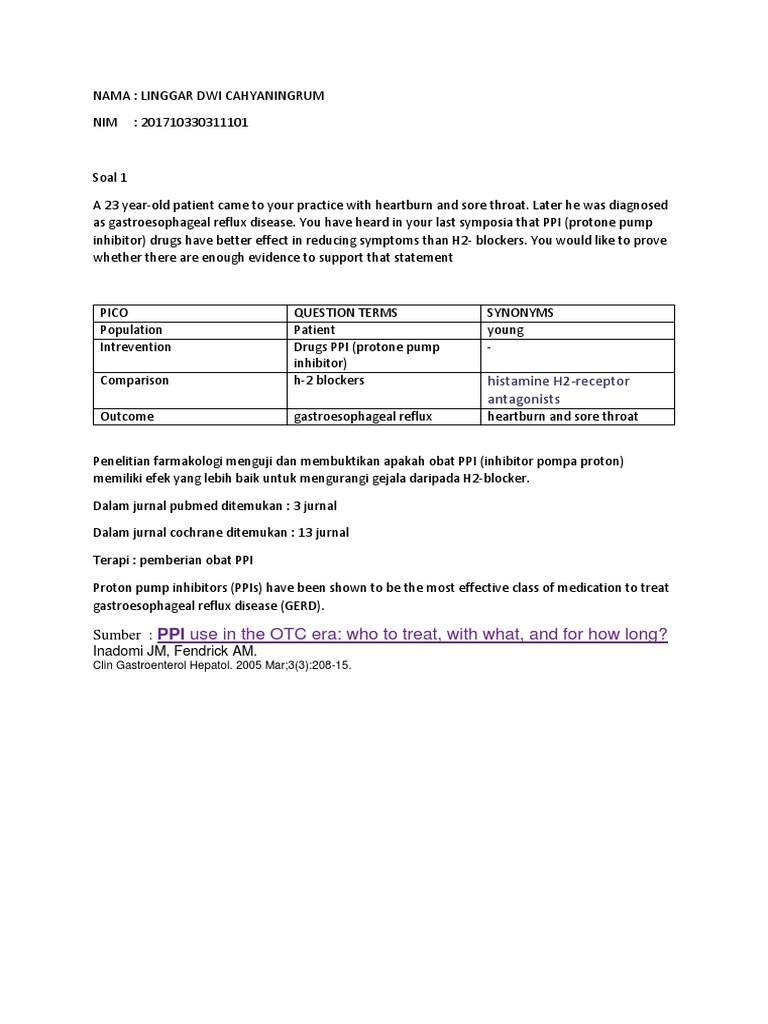 PPI Use in The OTC Era: Who To Treat, With What, and For How Long ...