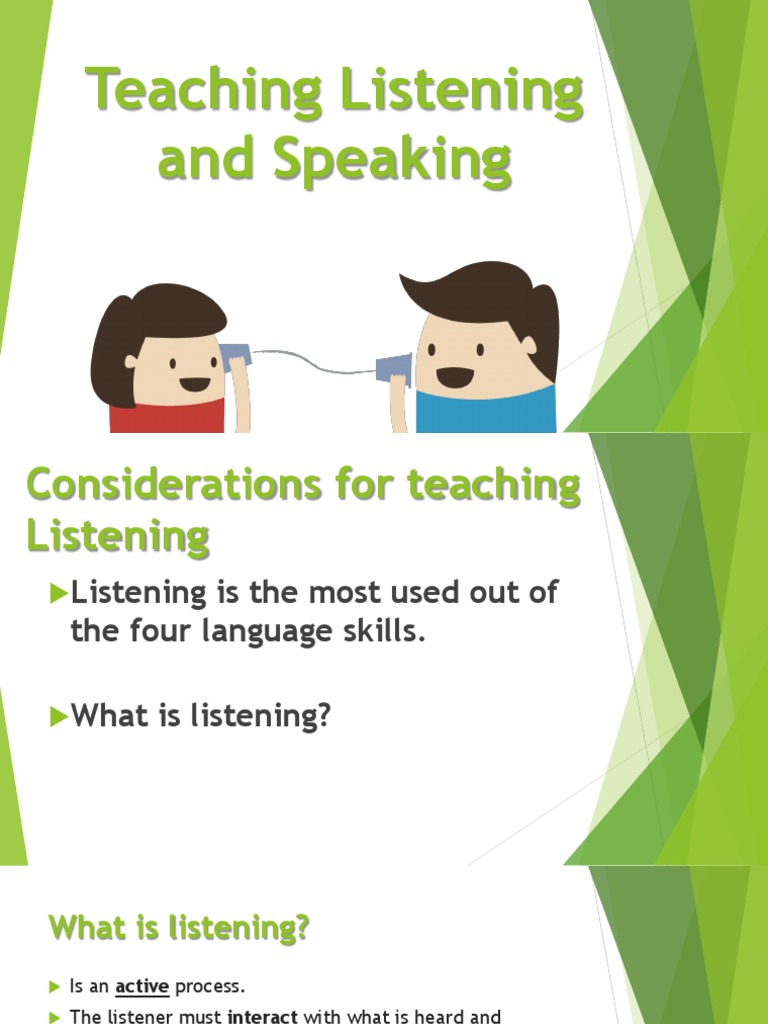 Listening Speaking Pdf Reading Comprehension Top Down And Bottom