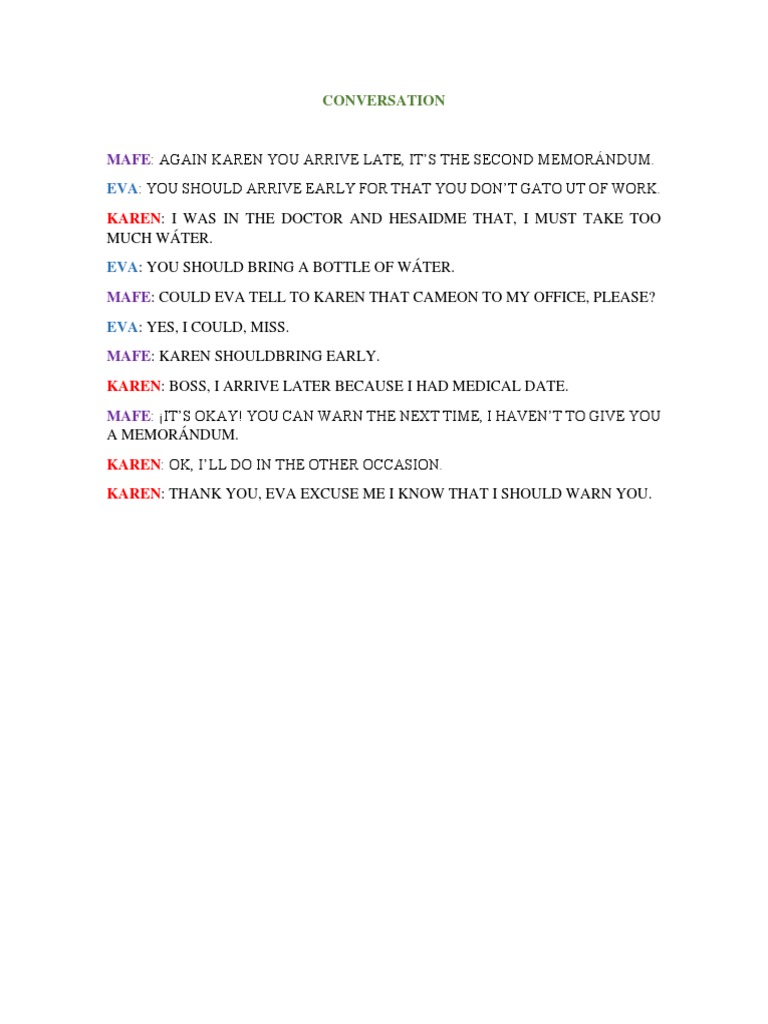 CONVERSATION | PDF