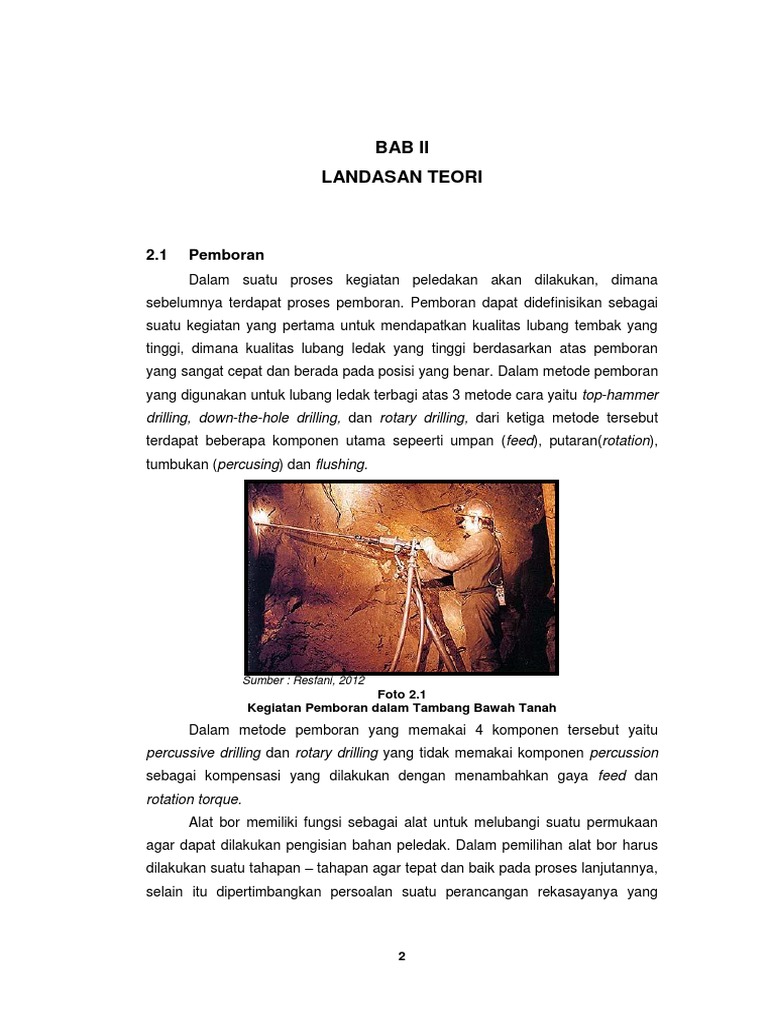 Metode dan Alat Bor Tumbuk dalam Pemboran | PDF | Griya & Taman | Sains ...