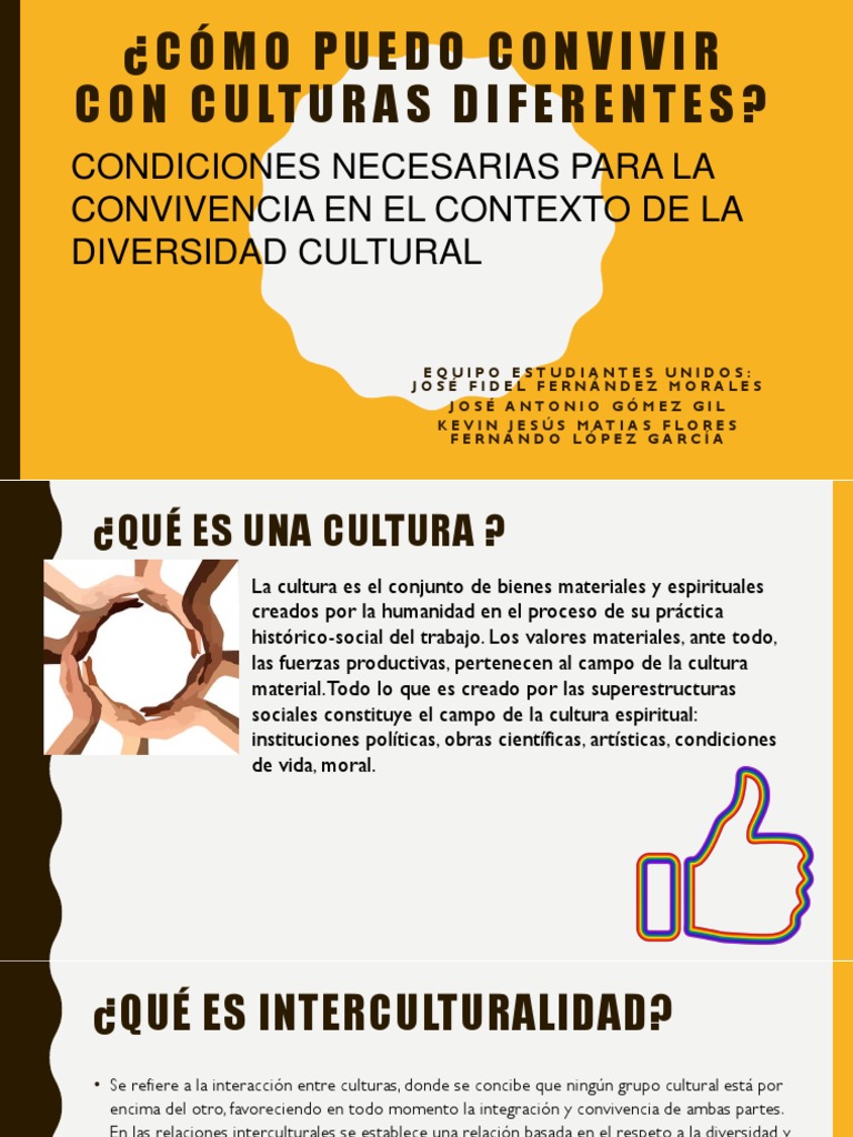 Convivencia en Diversidad Cultural | PDF | Sicología | Teorías filosóficas