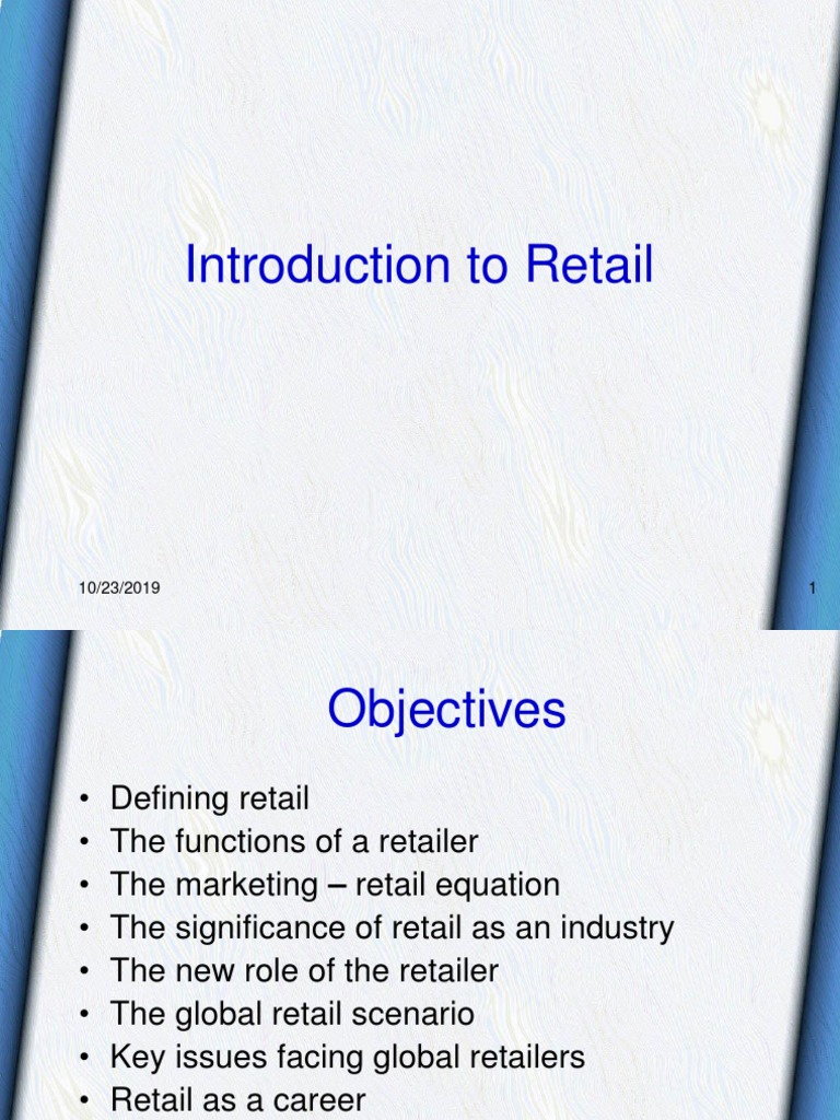 Introduction to Retail: Defining the Industry | PDF | Consumerism | Retail