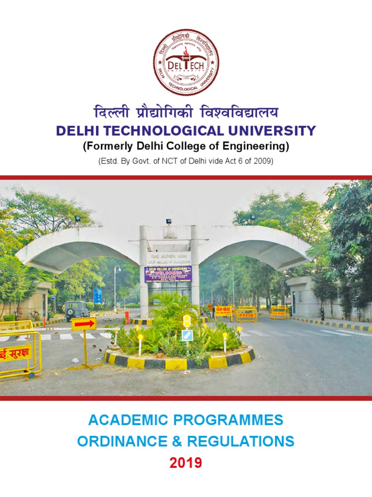 BTech 2019 Ordinance | PDF | Engineering | Undergraduate Education