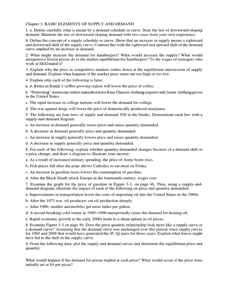 Understanding Supply and Demand Basics | PDF | Supply And Demand ...