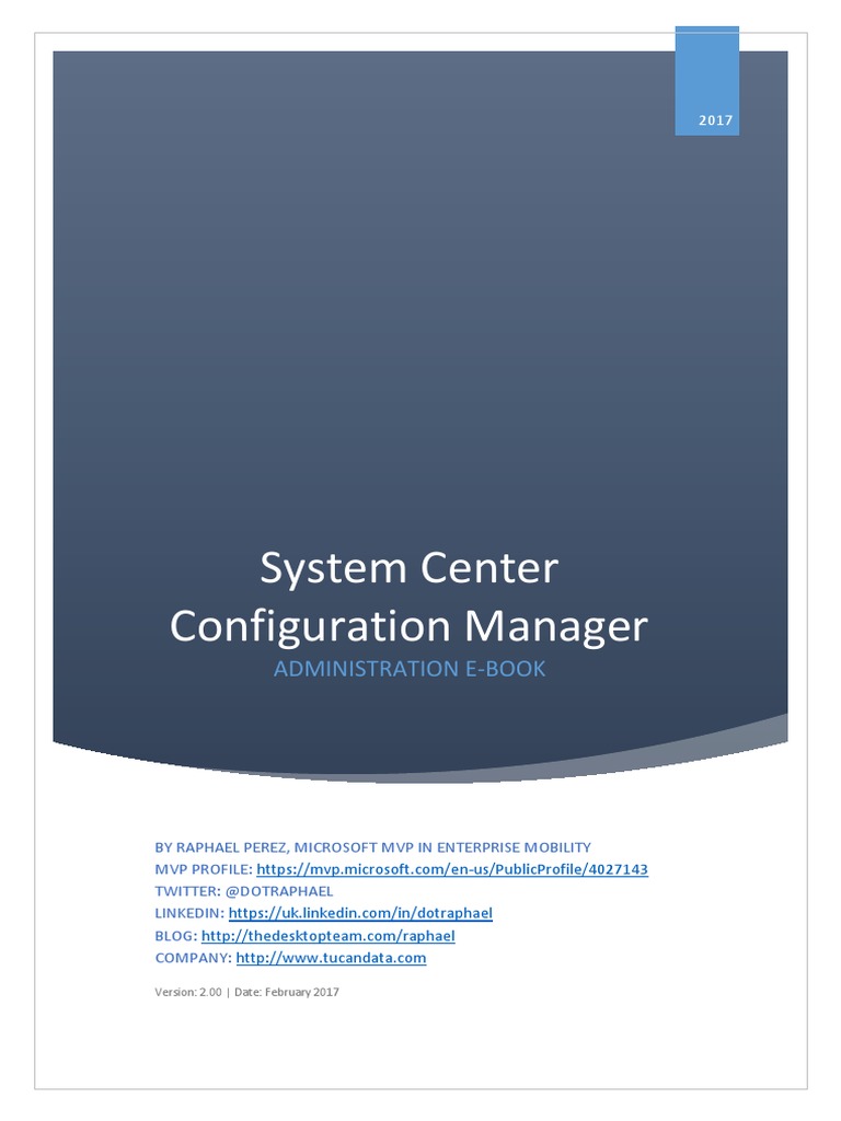 System Center Configuration Manager - Administration Ebook v2 | PDF ...