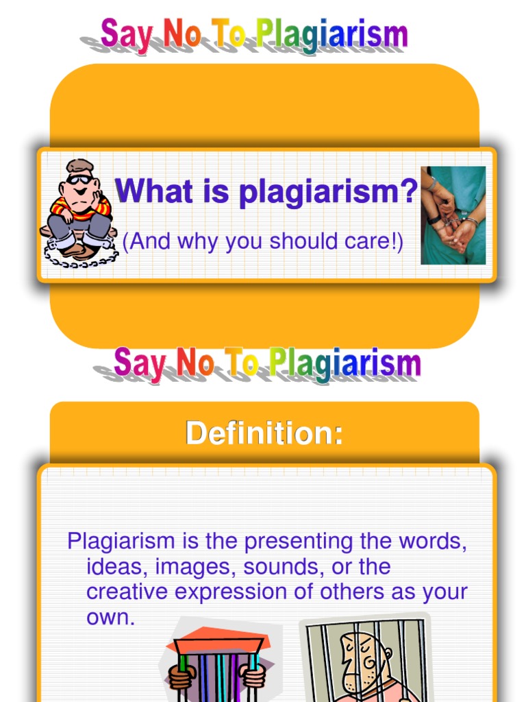Plagiarism Lesson | PDF | Plagiarism | Homework