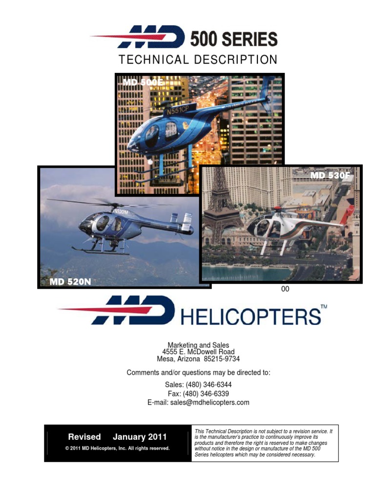 MD500Series Descricao Tecnica PDF | PDF | Helicopter | Transmission ...