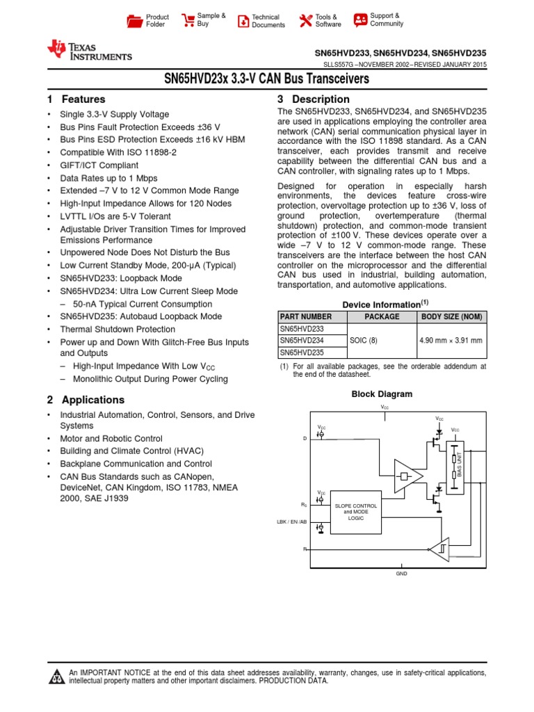 Can Communication PDF | PDF | Electrostatic Discharge | Electronic ...