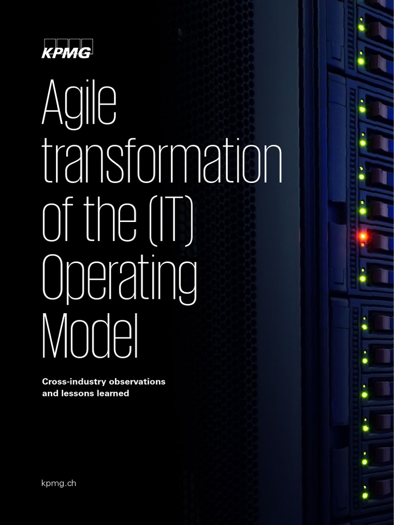 Agile Transformation Operating Model | PDF | Agile Software Development ...