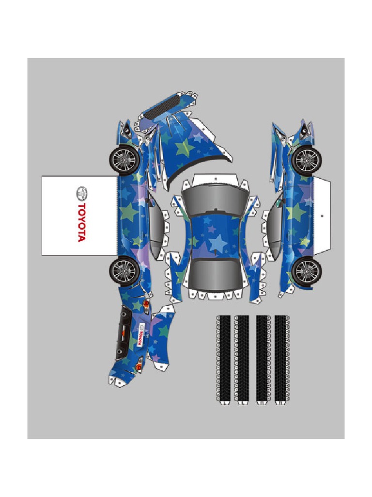 Toyota Papercraft GT86 | PDF