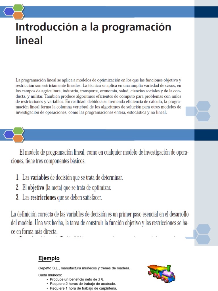 Modelo de Programacion Lineal 1 | PDF | Función (Matemáticas) | Programación lineal