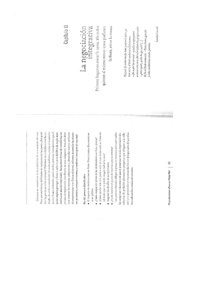Negociaciones Eficaces PINKAS FLINT | PDF