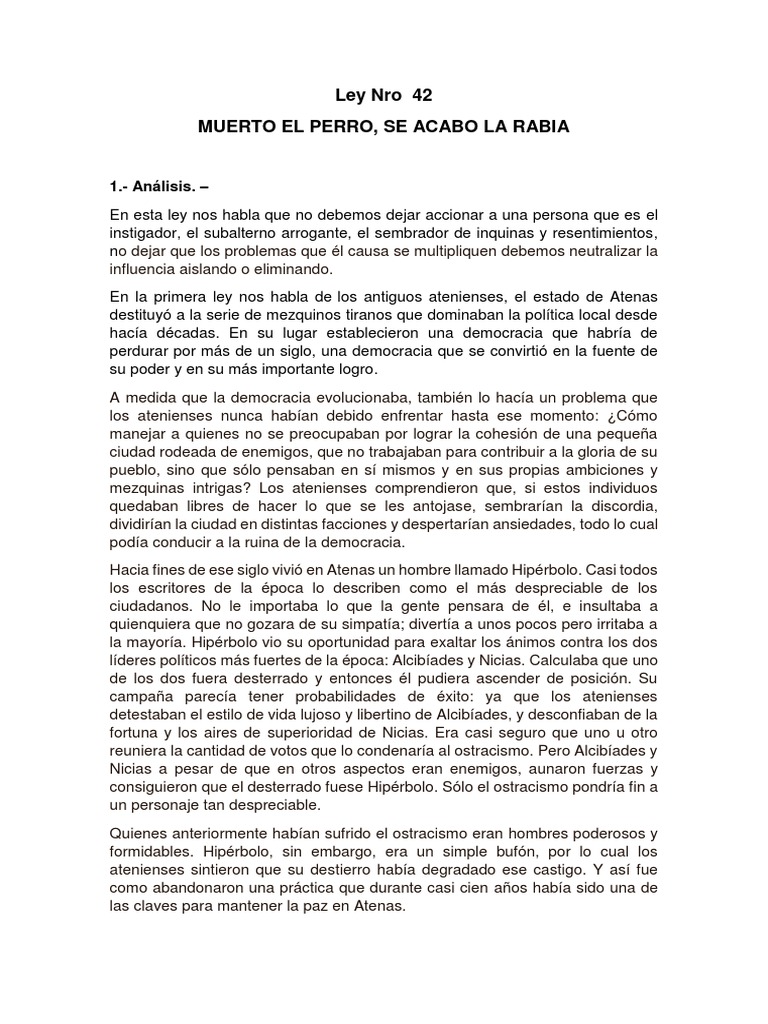Ley 42 | PDF | Dante Alighieri | Democracia