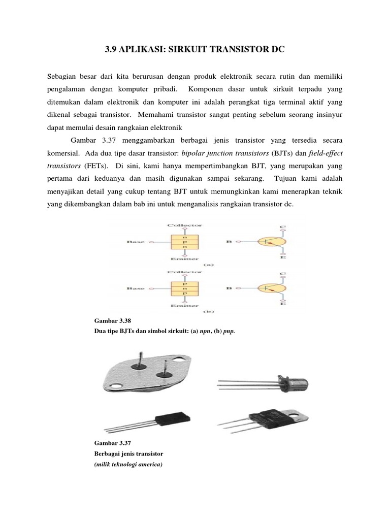 Application DC Transistor Circuits (107-108) | PDF