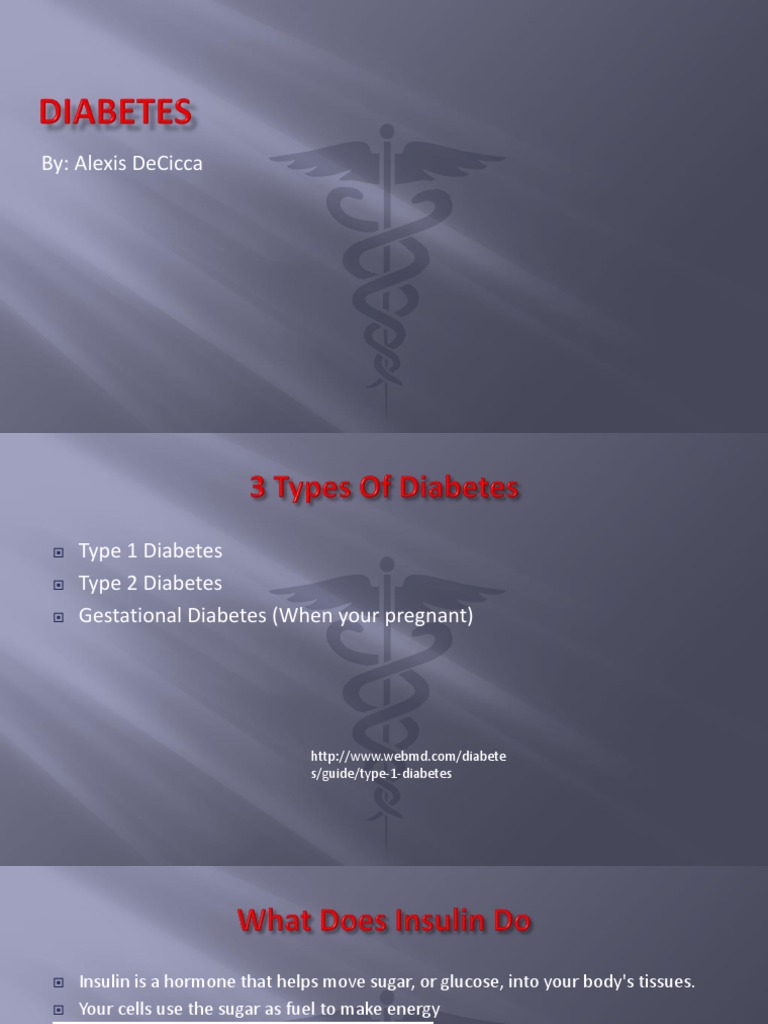 Diabetes Presentation | PDF | Diabetes Mellitus Type 2 | Gestational ...