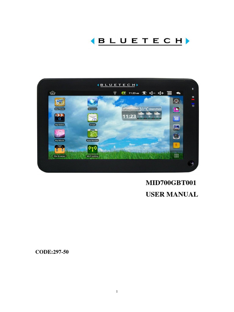 Bluetech Mid700 Gbt001 Manual de Usuario | PDF | Mobile App | Icon ...