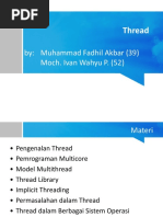 Makalah Thread Dalam Sistem Operasi | PDF