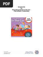 Nursery Rhymes, Songs & Fingerplays Printable Cards | PDF | Hand | Nature