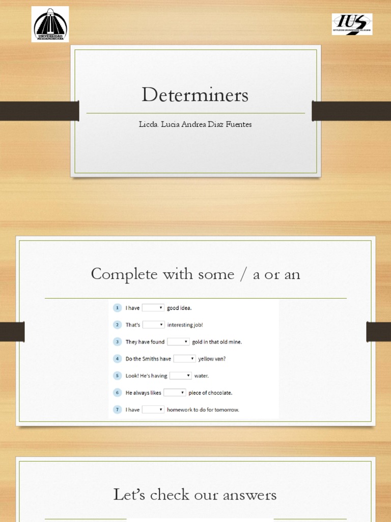 Determiners Quantifiers Part 2 | PDF
