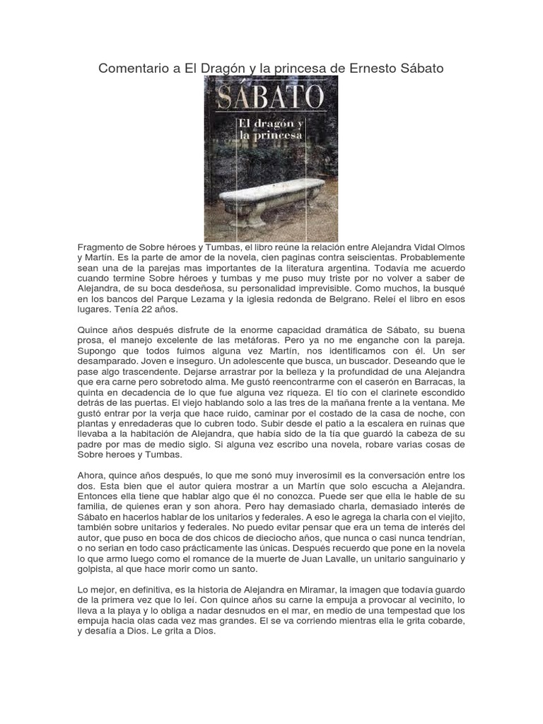 Comentario sobre "El Dragón y la Princesa" | PDF | Friedrich Nietzsche ...