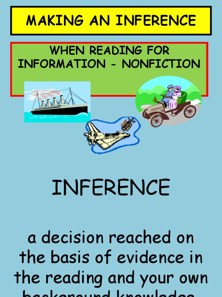 Understanding Inference in Nonfiction Reading | PDF | Inference | Cognition