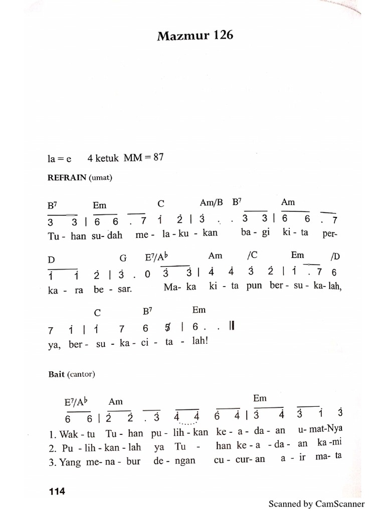 Mazmur 126 PDF | PDF