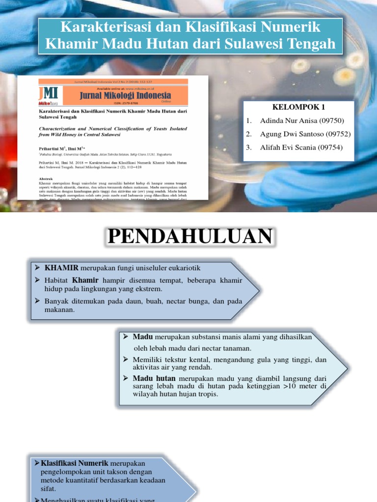 Krakaterisasi Dan Klasifikasi Khamir | PDF