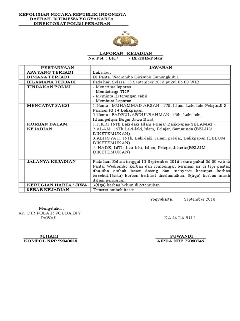 Email Laporan Tuntas | PDF