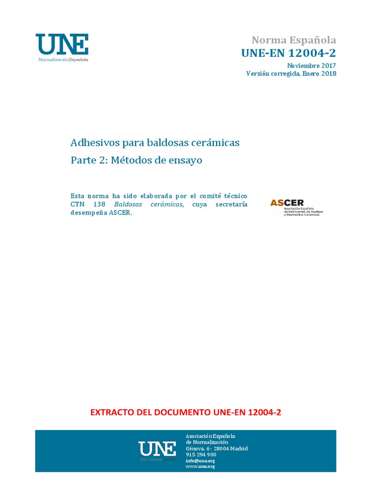 Norma Europea | PDF | Loseta | Hormigón