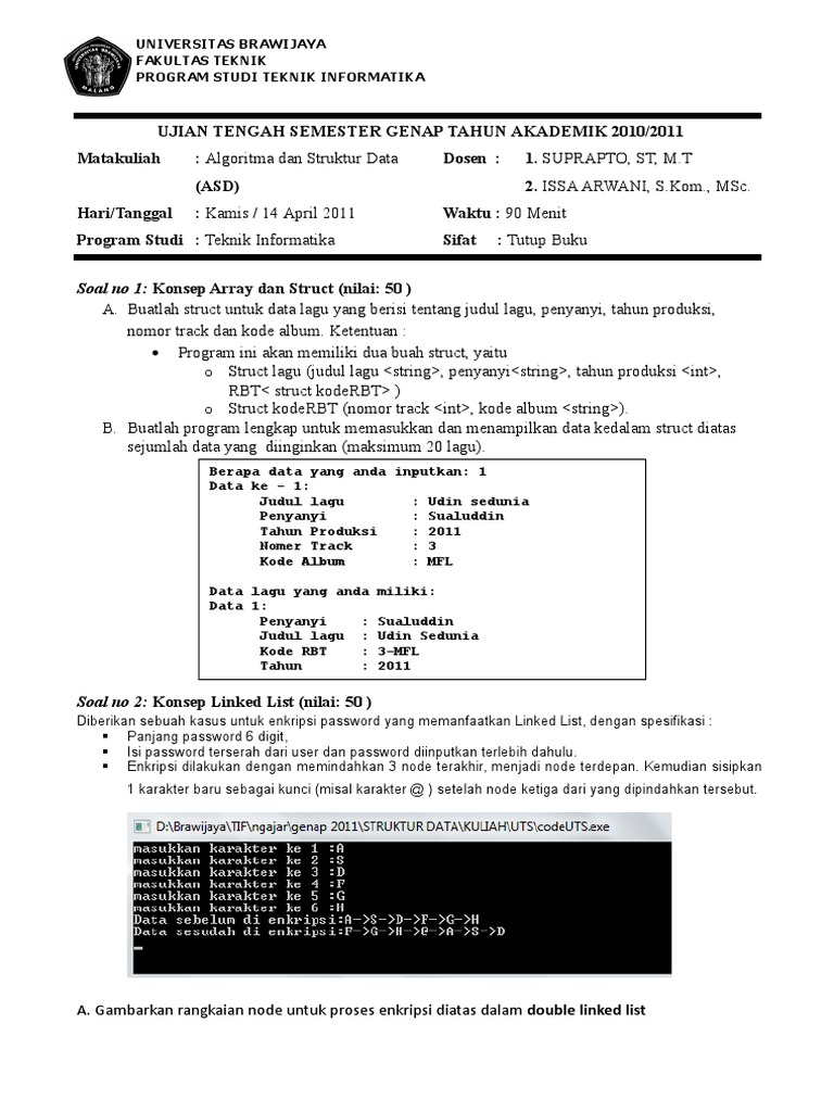 Uts Asd | PDF | Metode & Bahan Ajar | Komputer