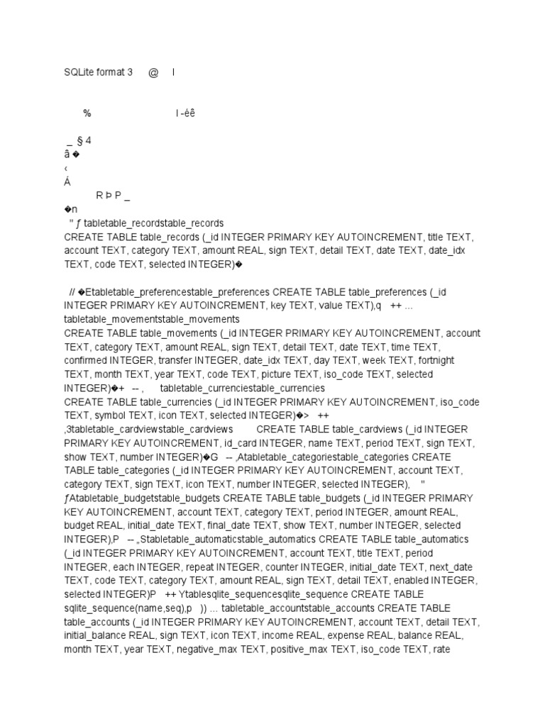 Database Sqlite PDF | Download Free PDF | Data Management Software | Information Retrieval