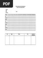 Form Checklist Suhu Ruangan dan Kulkas | PDF