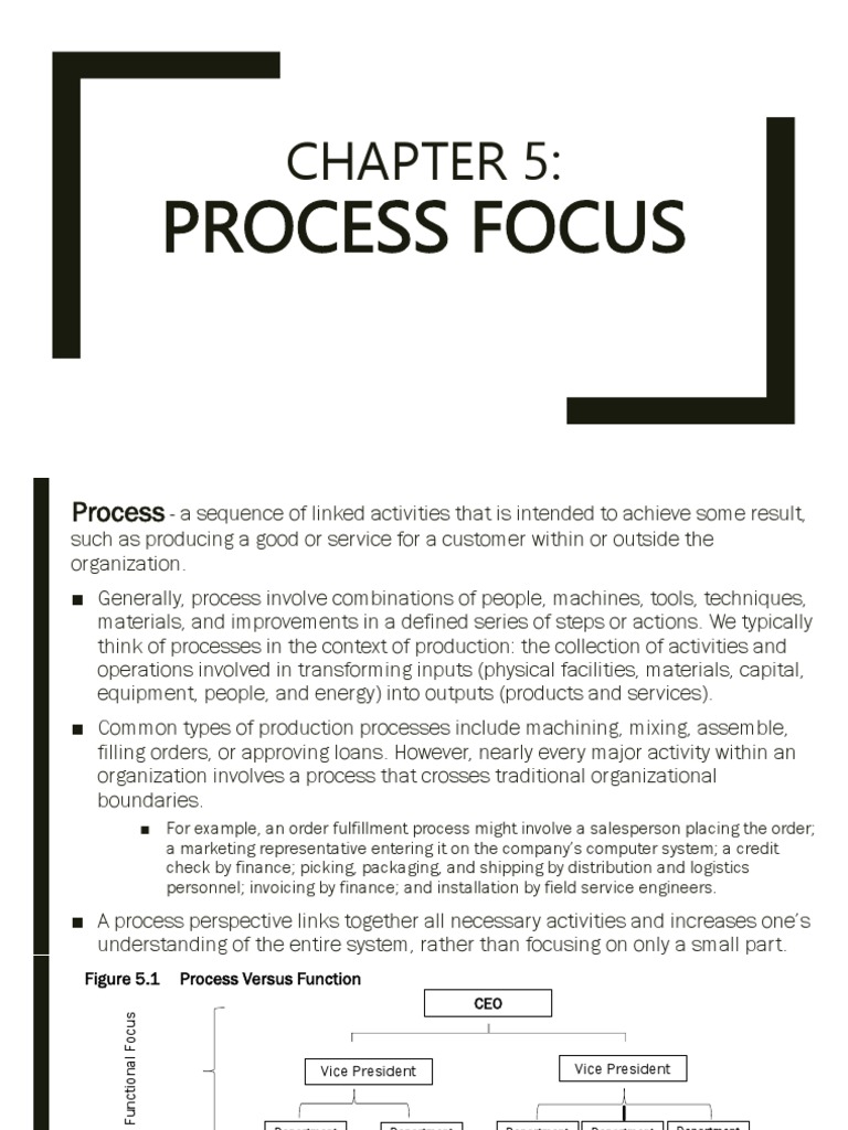 Chapter 5 - Process Focus | PDF | Business Process | Business Process ...