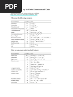 NYS Regents Physics Reference Tables | PDF | Quark | Electronvolt