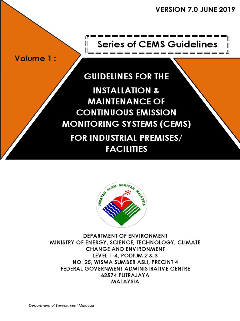 Guideline For The Installation Maintenance of Cems For Industrial ...