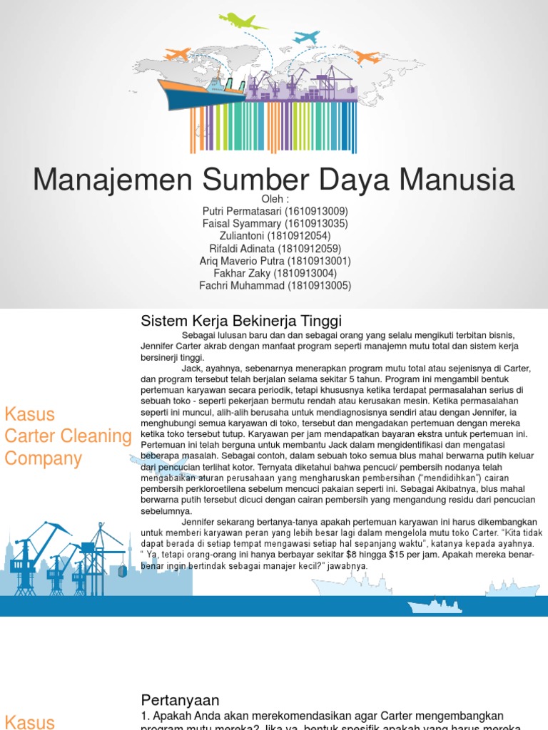 Kelompok 6 - Kasus Bersambung Bab 3 - MSDM | PDF